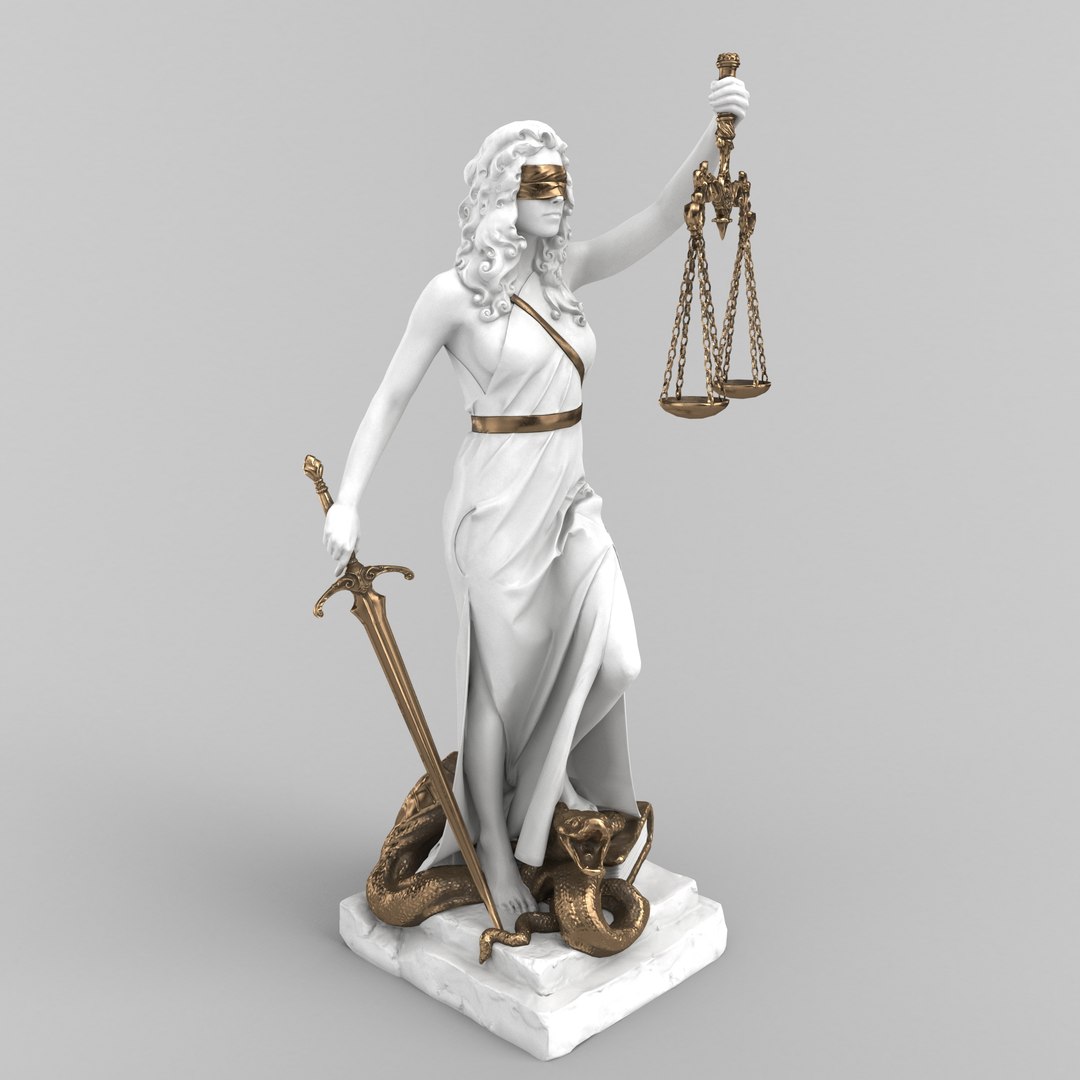 3D Model Lady Justice 3D Model - TurboSquid 1856266