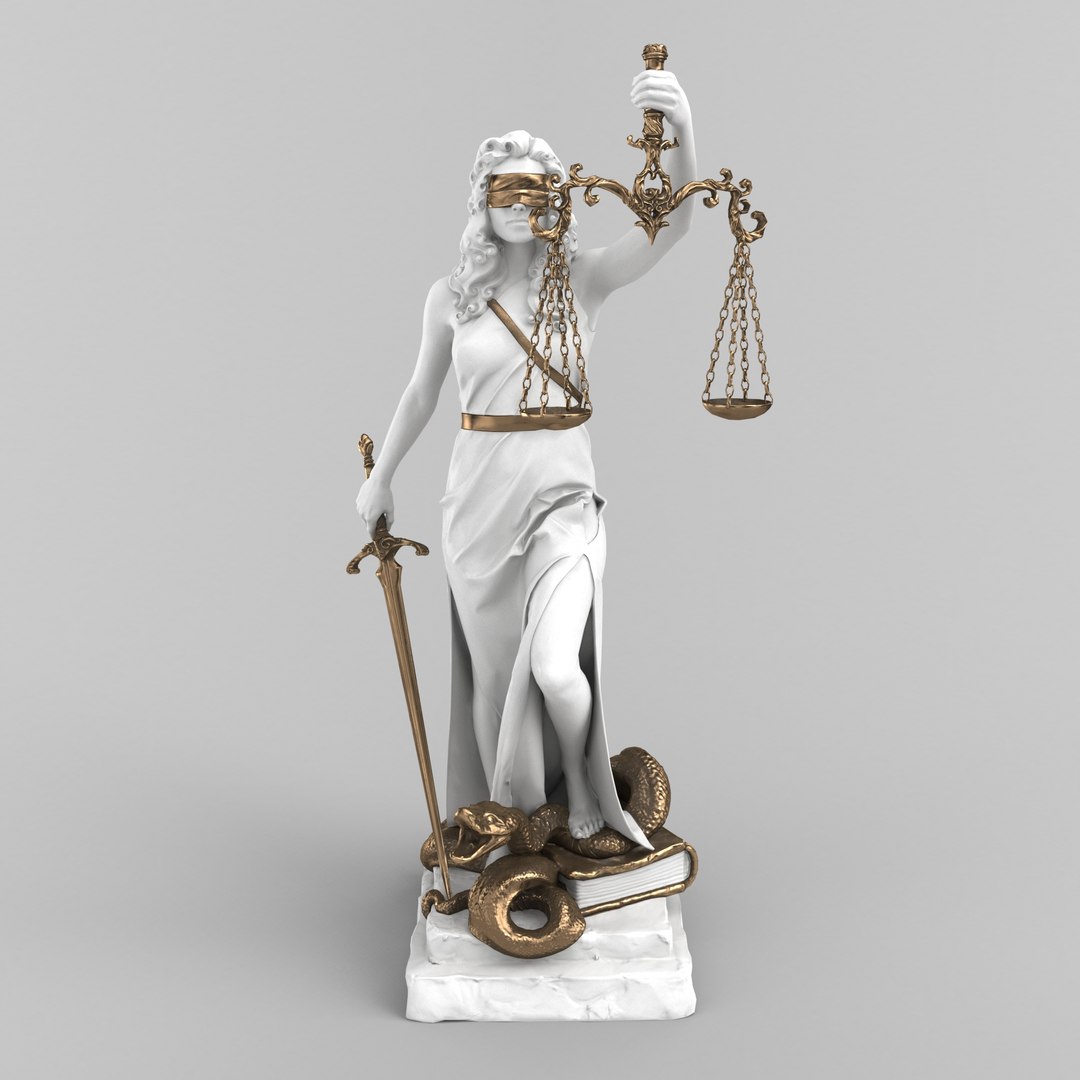 3D Model Lady Justice 3D Model - TurboSquid 1856266