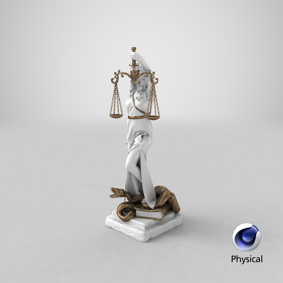 3D model Lady Justice 3D Model - TurboSquid 1856266