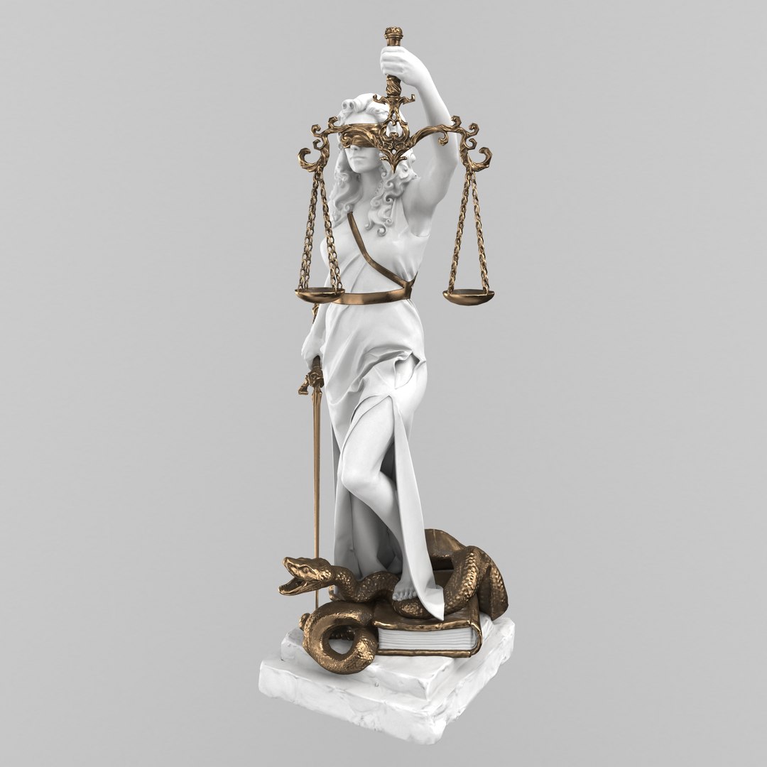 3D Model Lady Justice 3D Model - TurboSquid 1856266