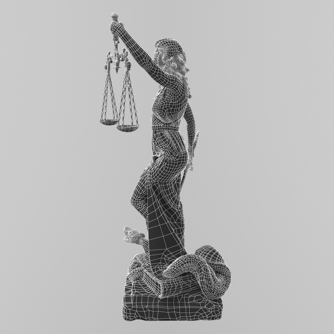 3D Model Lady Justice 3D Model - TurboSquid 1856266