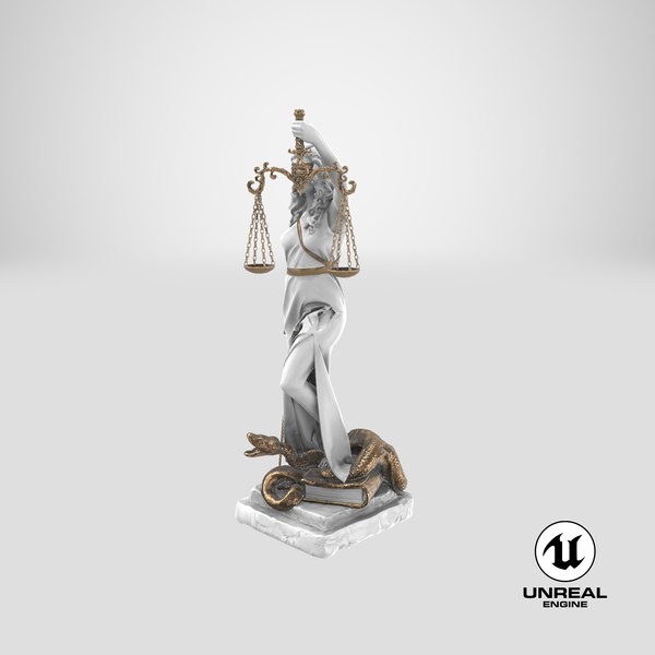 3D model Lady Justice 3D Model - TurboSquid 1856266