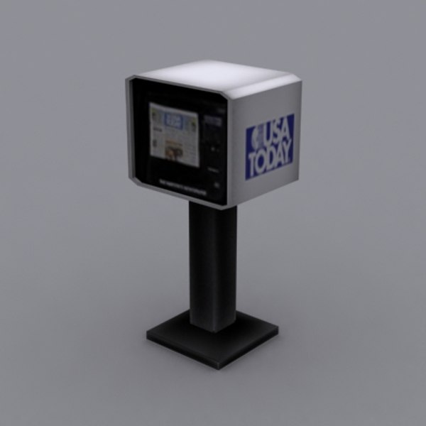 maya newspaper vending machine