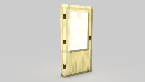 minecraft 1 8 doors 3d model