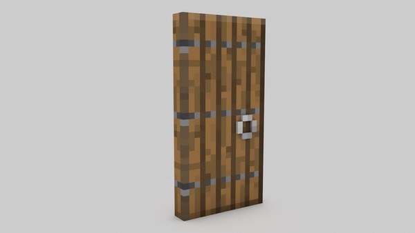 minecraft 1 8 doors 3d model