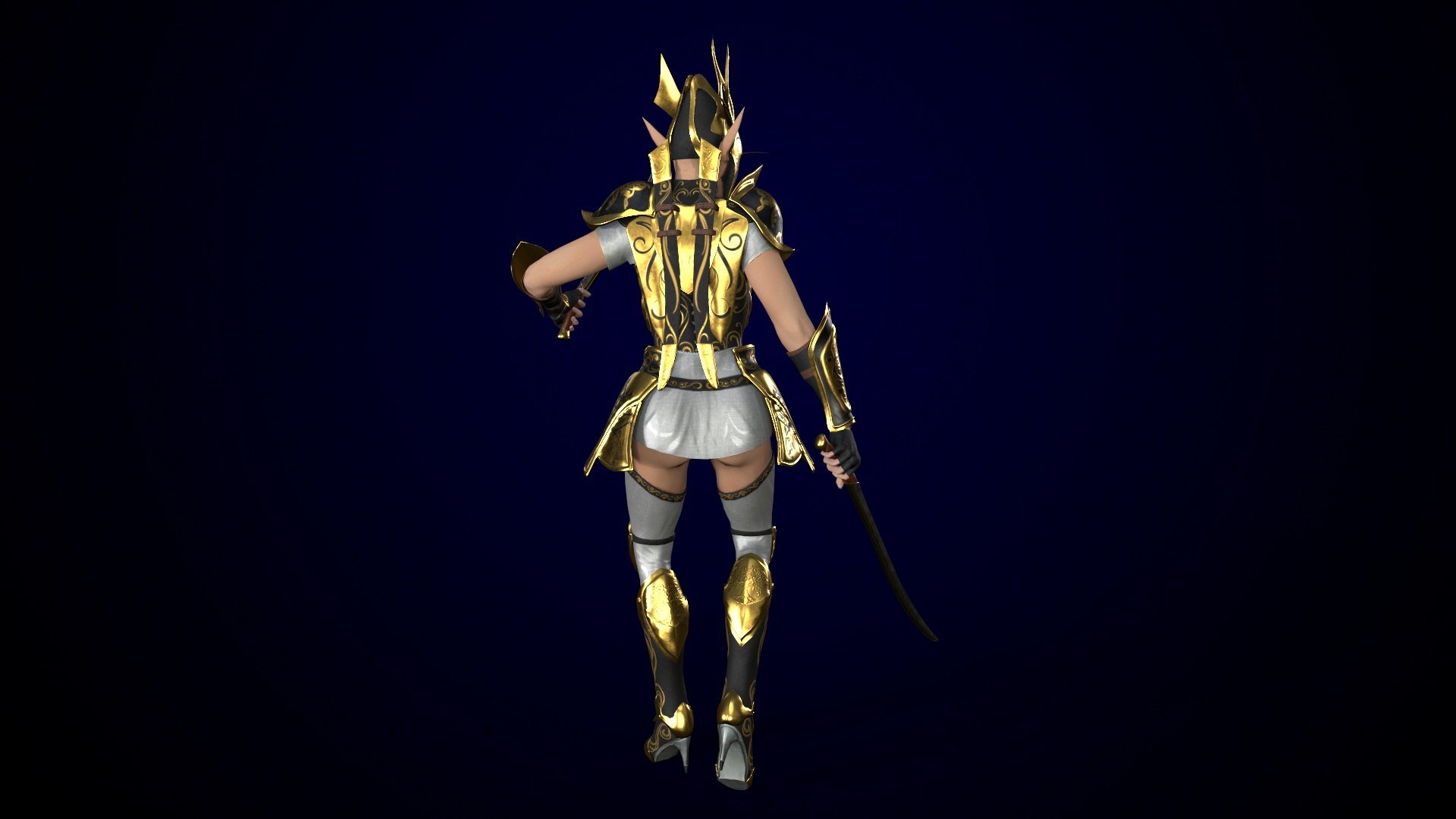 3D Model Low-poly Game Model Elf - TurboSquid 1902846