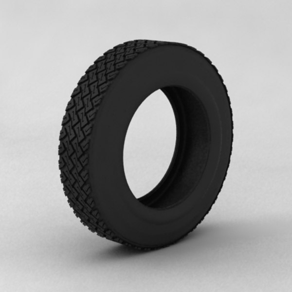 3d model truck tyre