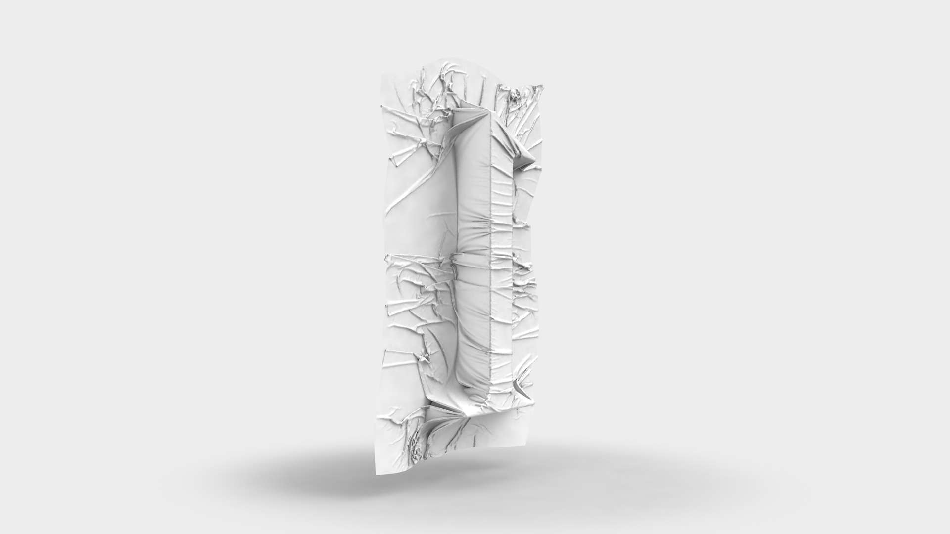 3D number 1 fabric draped model - TurboSquid 1711514