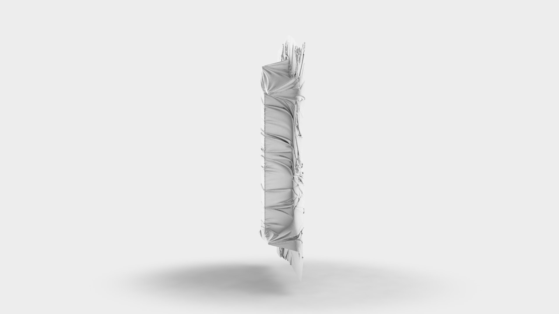 3D number 1 fabric draped model - TurboSquid 1711514