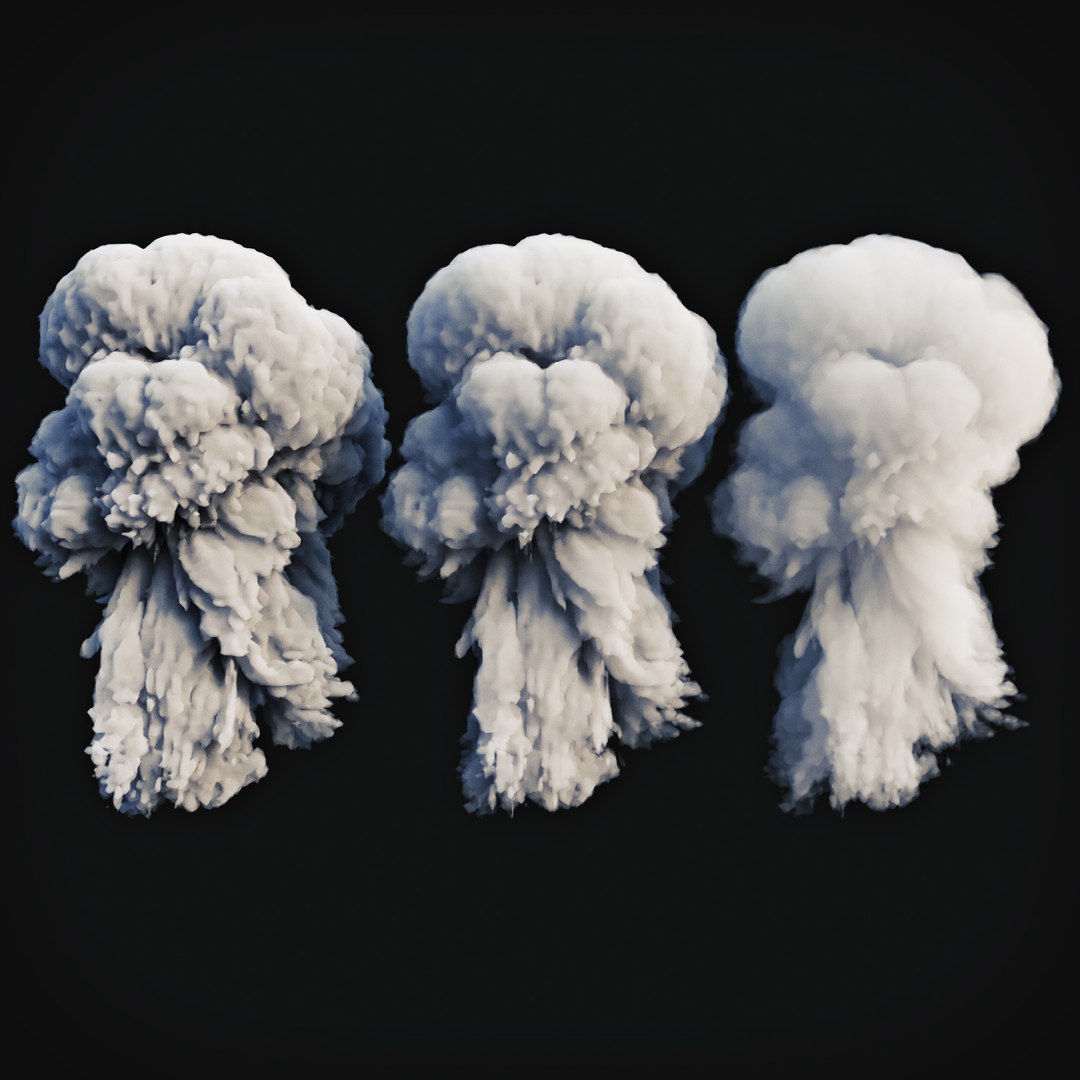 Smoke Explosion 1 Model - TurboSquid 1440317