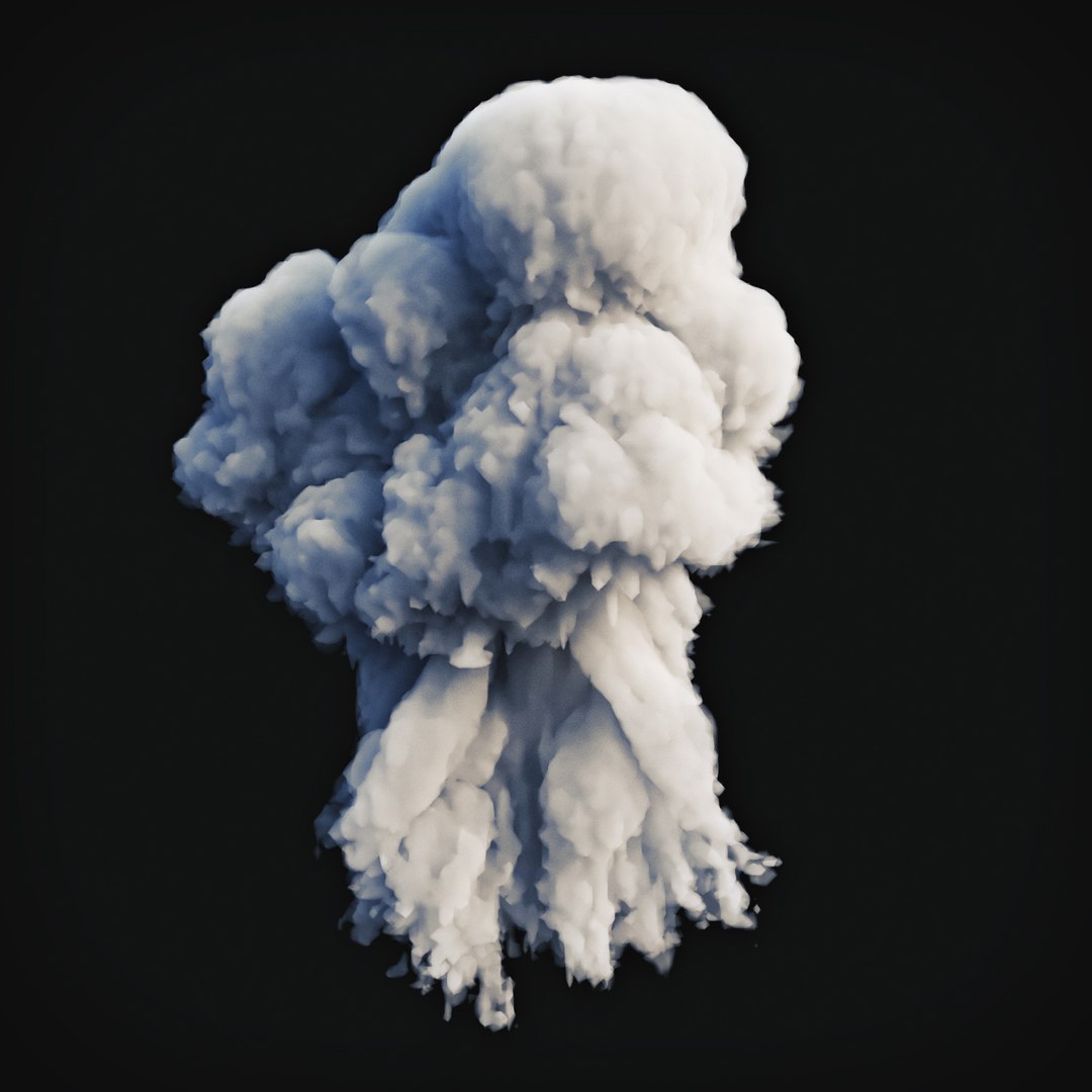 Smoke Explosion 1 Model - TurboSquid 1440317