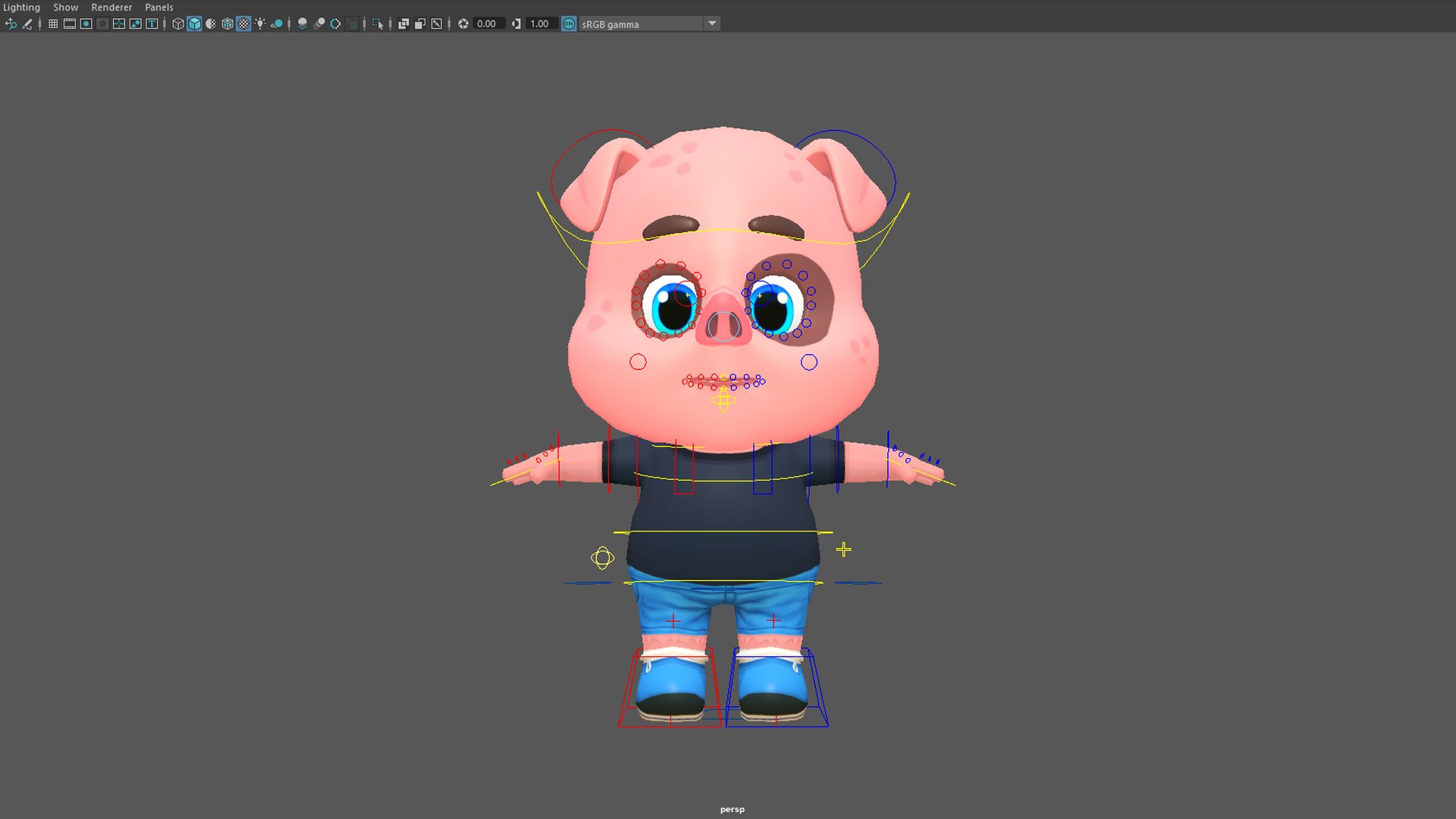 Pig Animated Rigged 3D - TurboSquid 1810656
