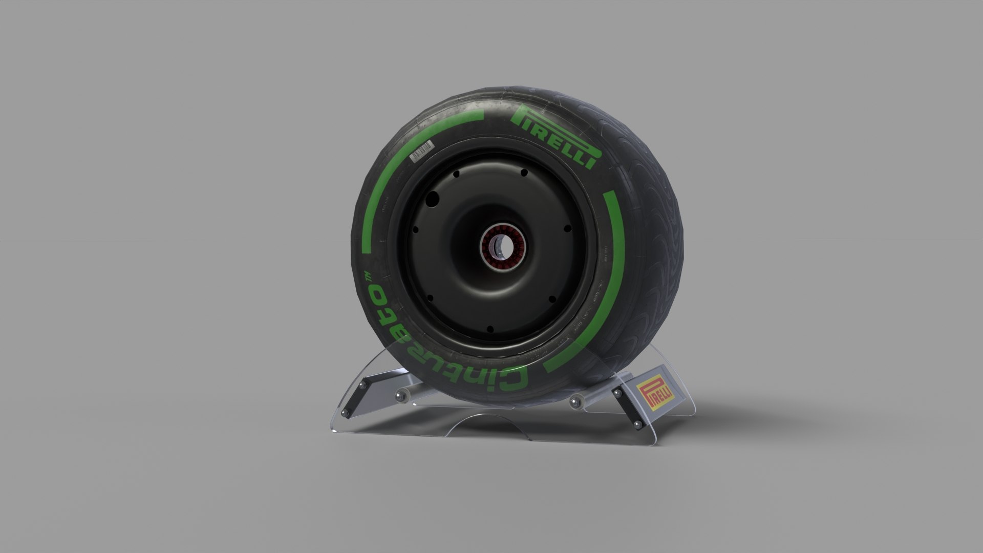 F1 2024 Intermediate Tyre Model - TurboSquid 2291048