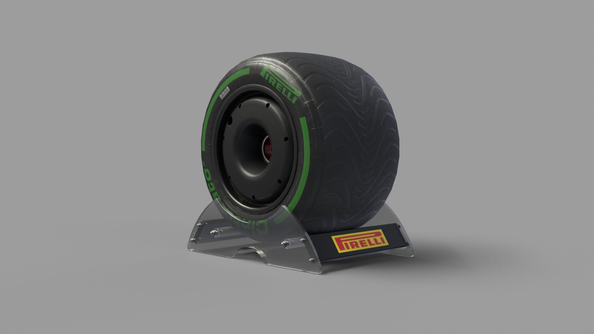 F1 2024 Intermediate Tyre Model - TurboSquid 2291048