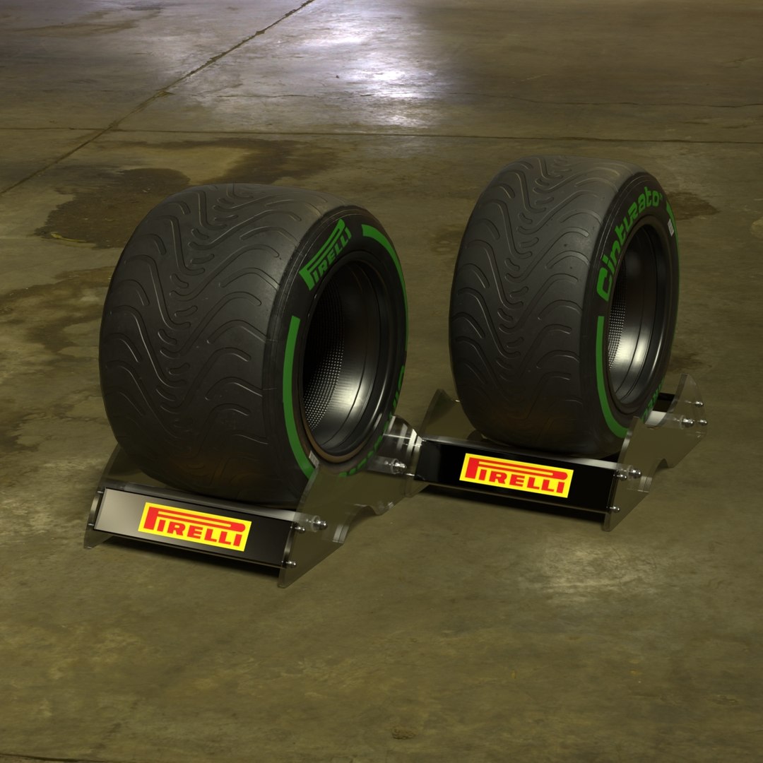 F1 2024 Intermediate Tyre Model - TurboSquid 2291048