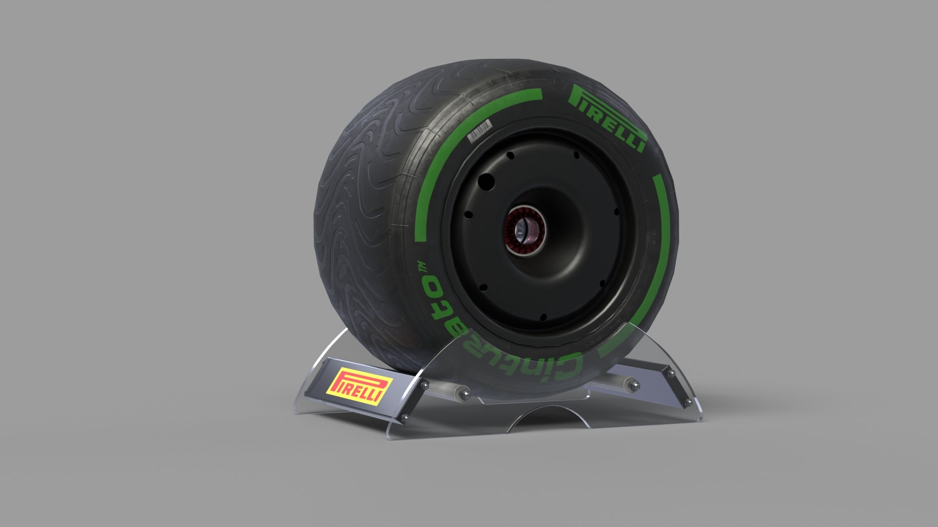 F1 2024 Intermediate Tyre Model - TurboSquid 2291048