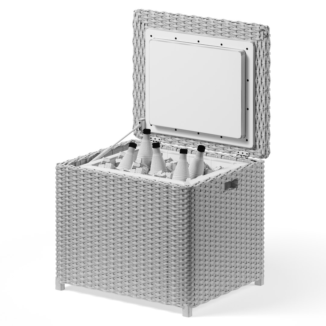 3D OVE Wicker Cooler - TurboSquid 1925850
