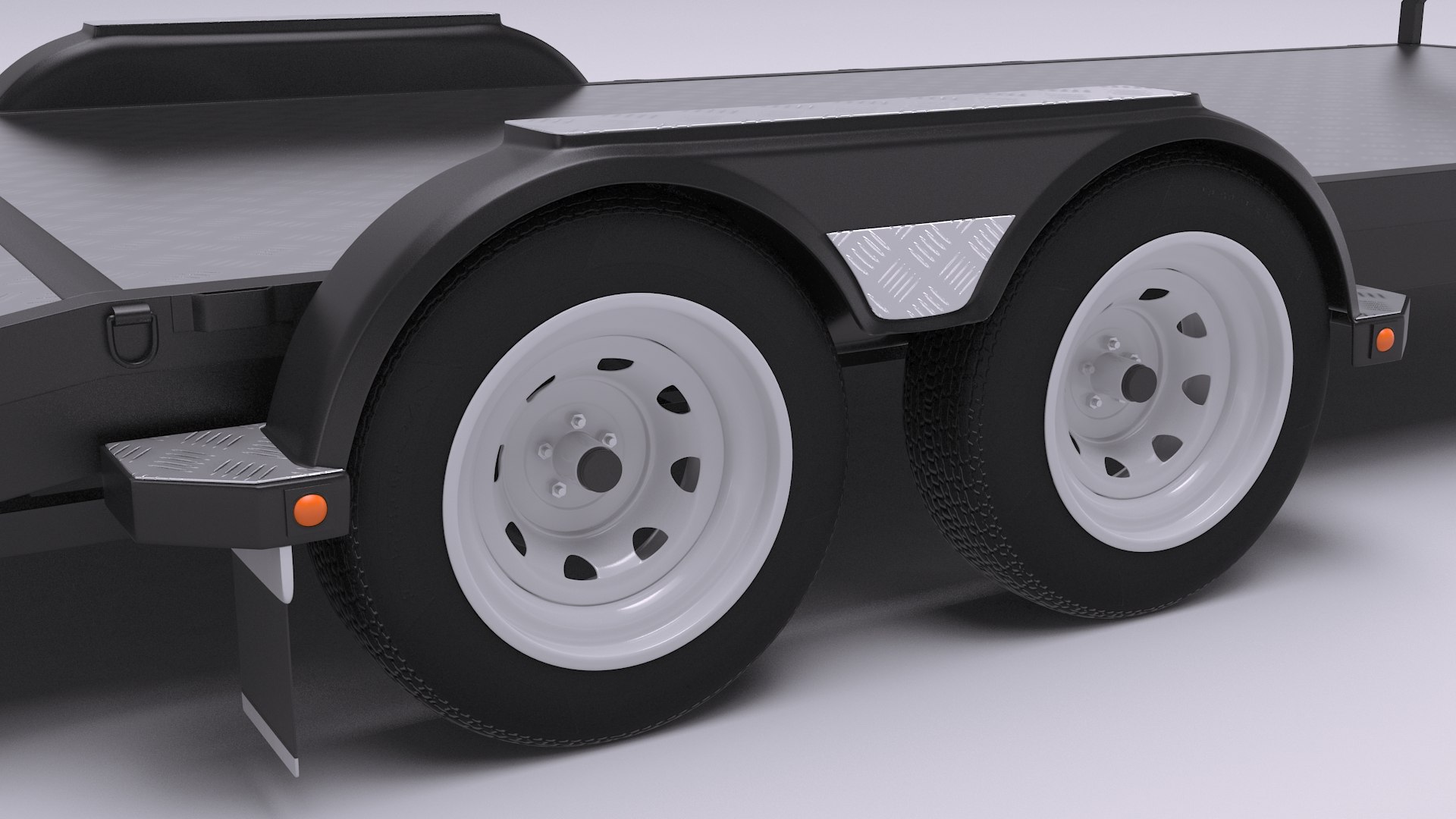 Trailer Double Torsion Axle Model - TurboSquid 1599954