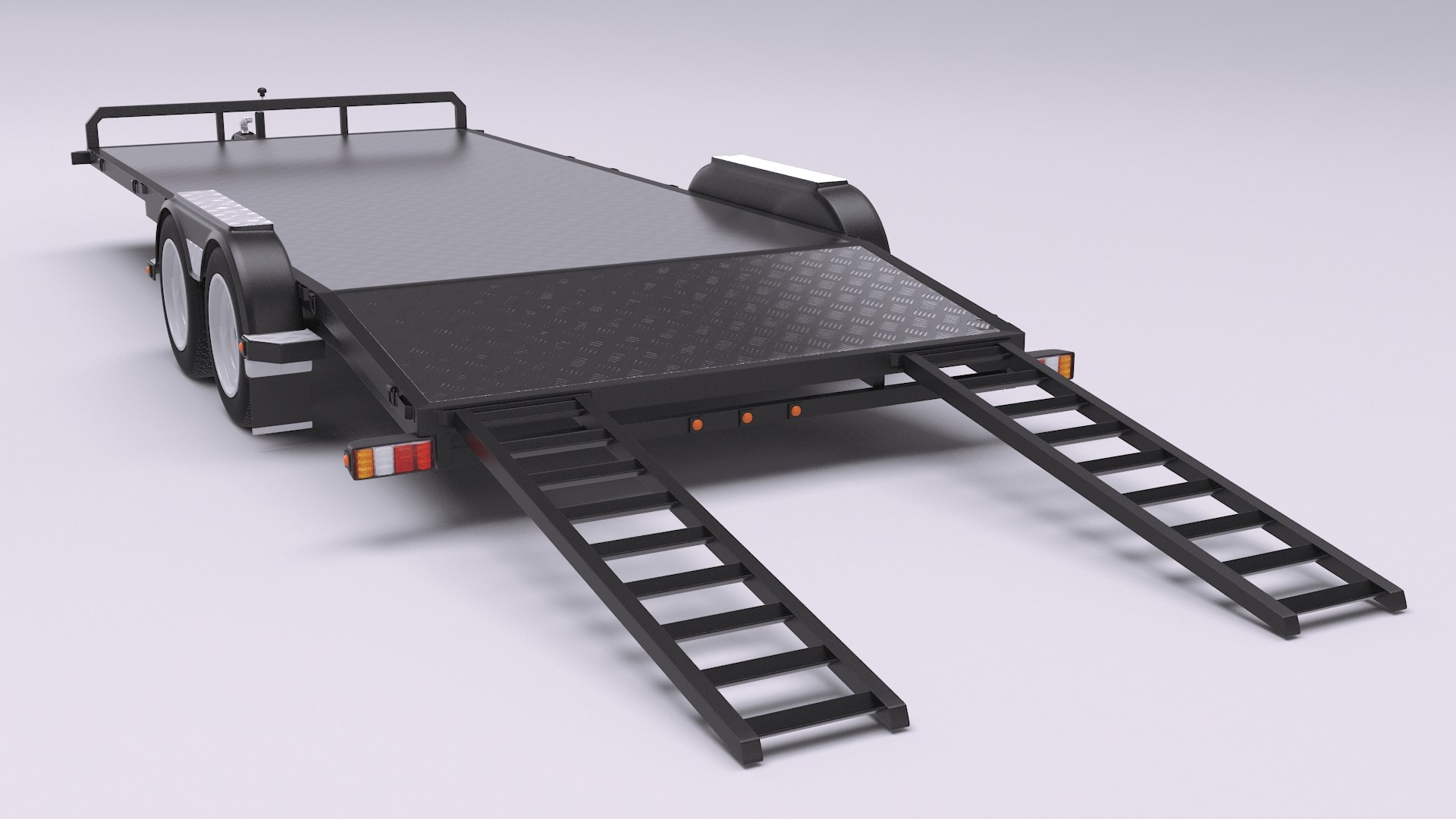 Trailer Double Torsion Axle Model - TurboSquid 1599954
