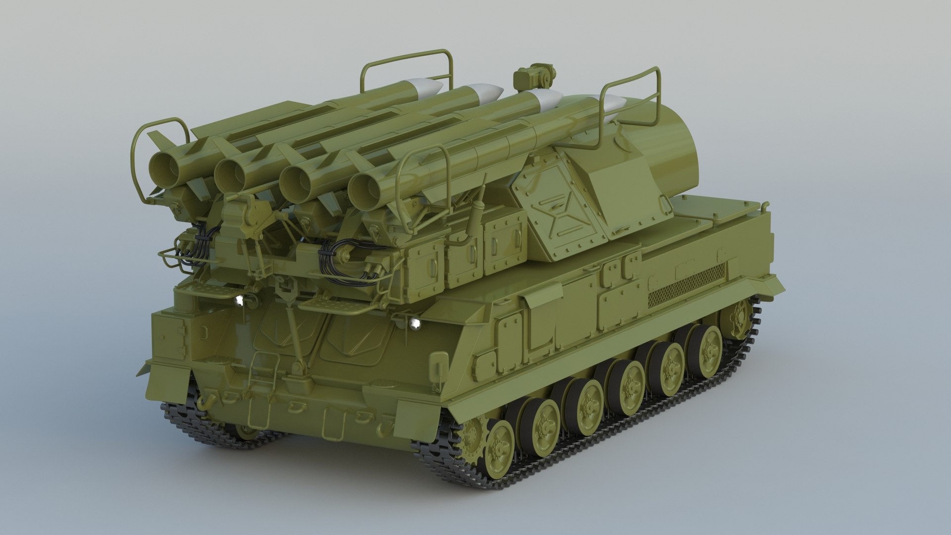 3D buk missile systems model - TurboSquid 1484753