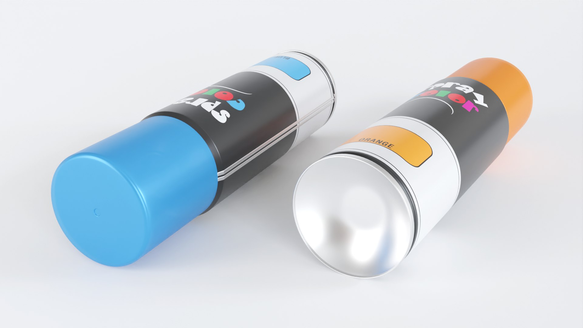 Paint Spray Bottle Colors 3D Model - TurboSquid 2082494