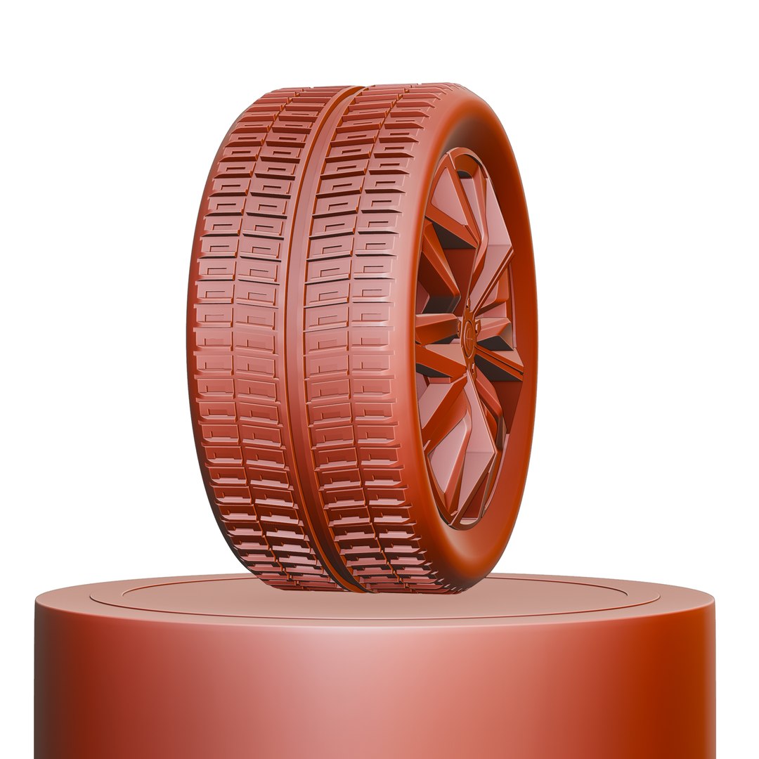 3D Realistic Wheel 3D Model 4K PBR Textures Game Ready Low-poly 3D ...