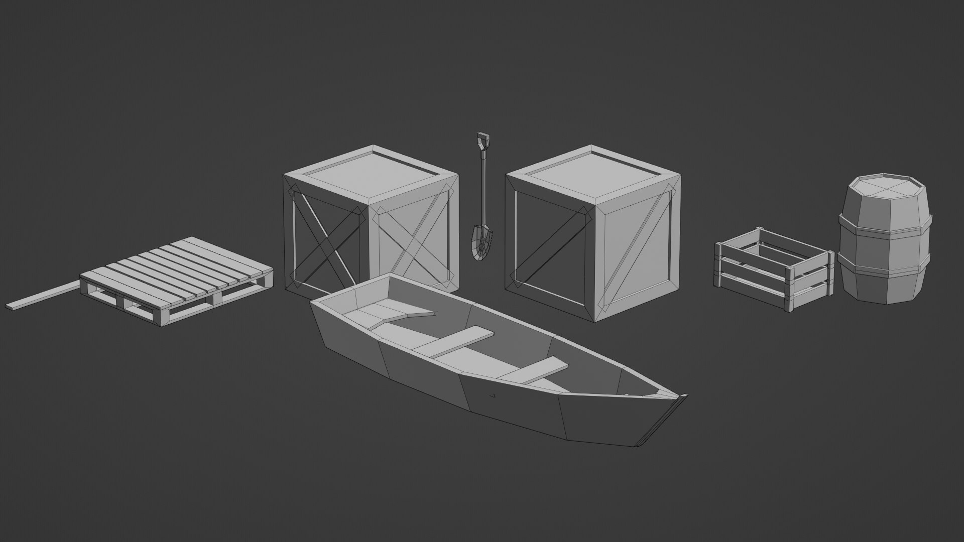 3D Low Poly Deserted Tropical Island Pack - TurboSquid 2156381