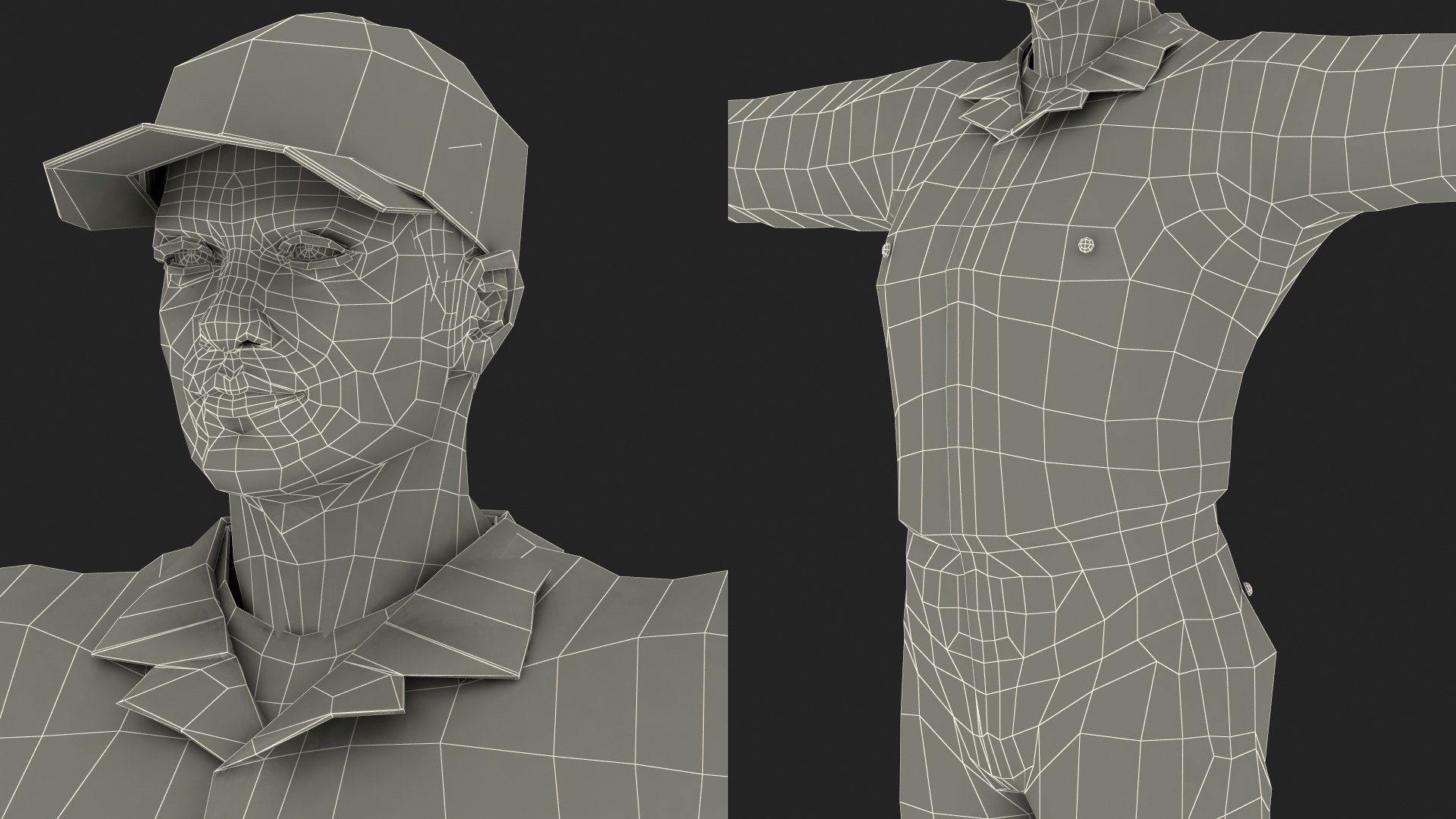 Auto mechanic rigged 3D model - TurboSquid 1579570