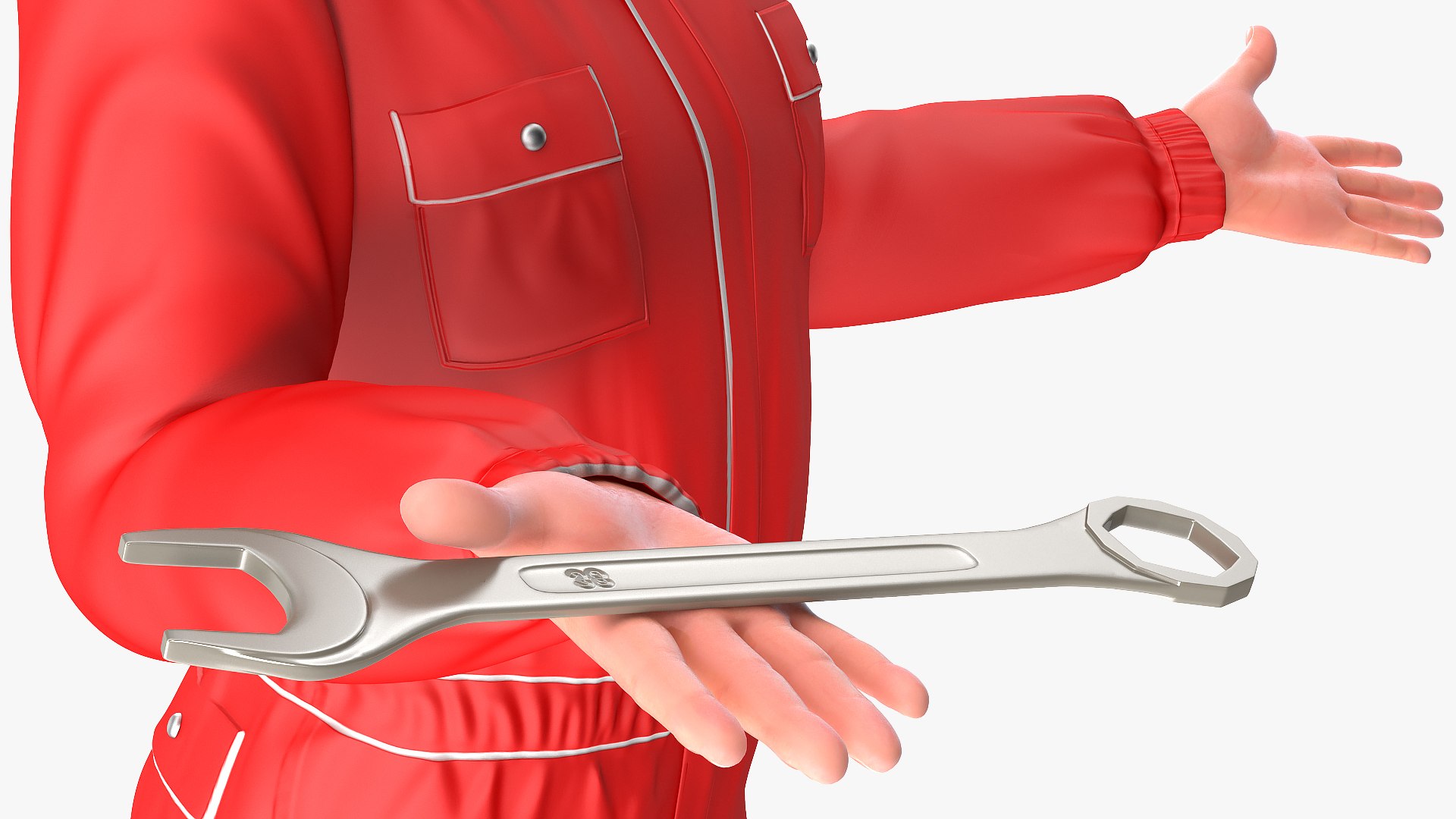 Auto mechanic rigged 3D model - TurboSquid 1579570