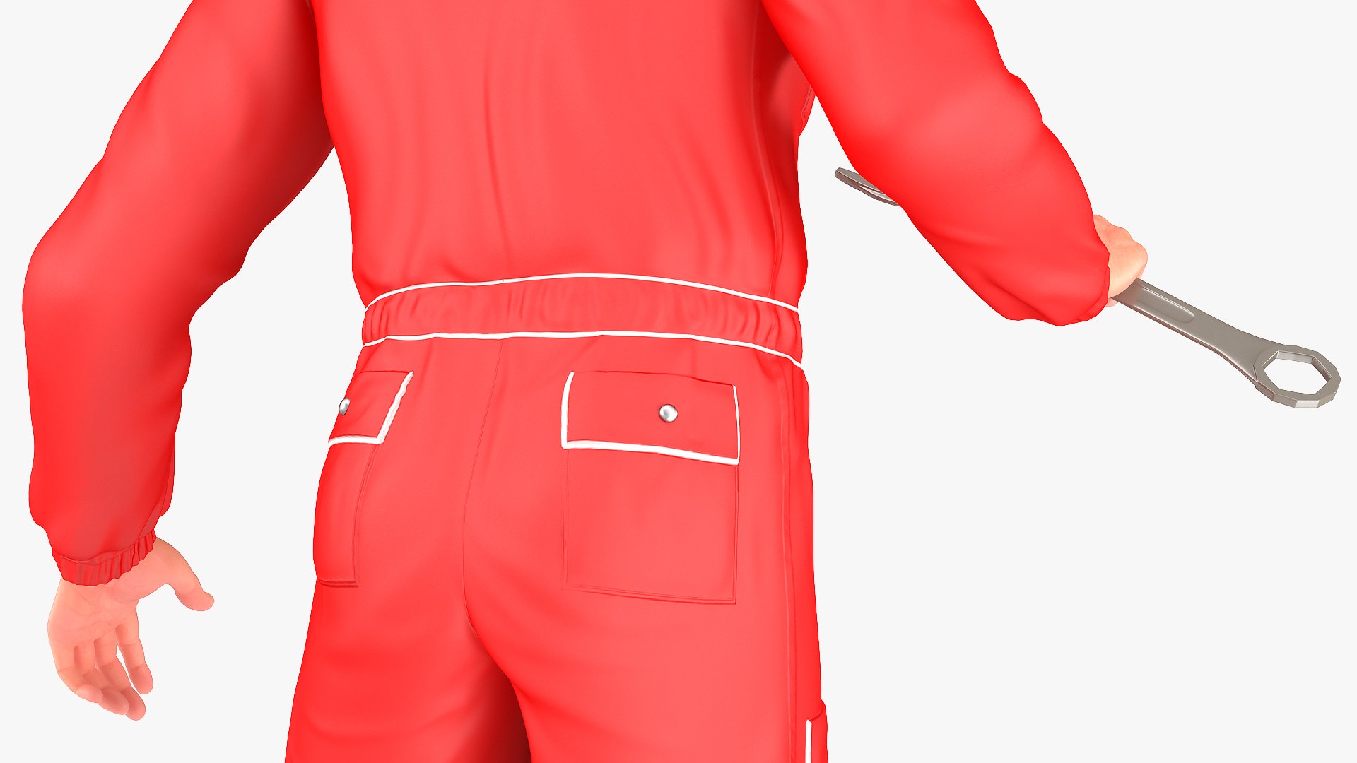 Auto mechanic rigged 3D model - TurboSquid 1579570