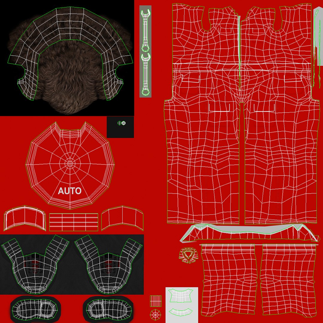 Auto mechanic rigged 3D model - TurboSquid 1579570