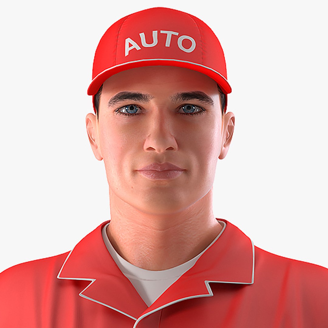 Auto mechanic rigged 3D model - TurboSquid 1579570