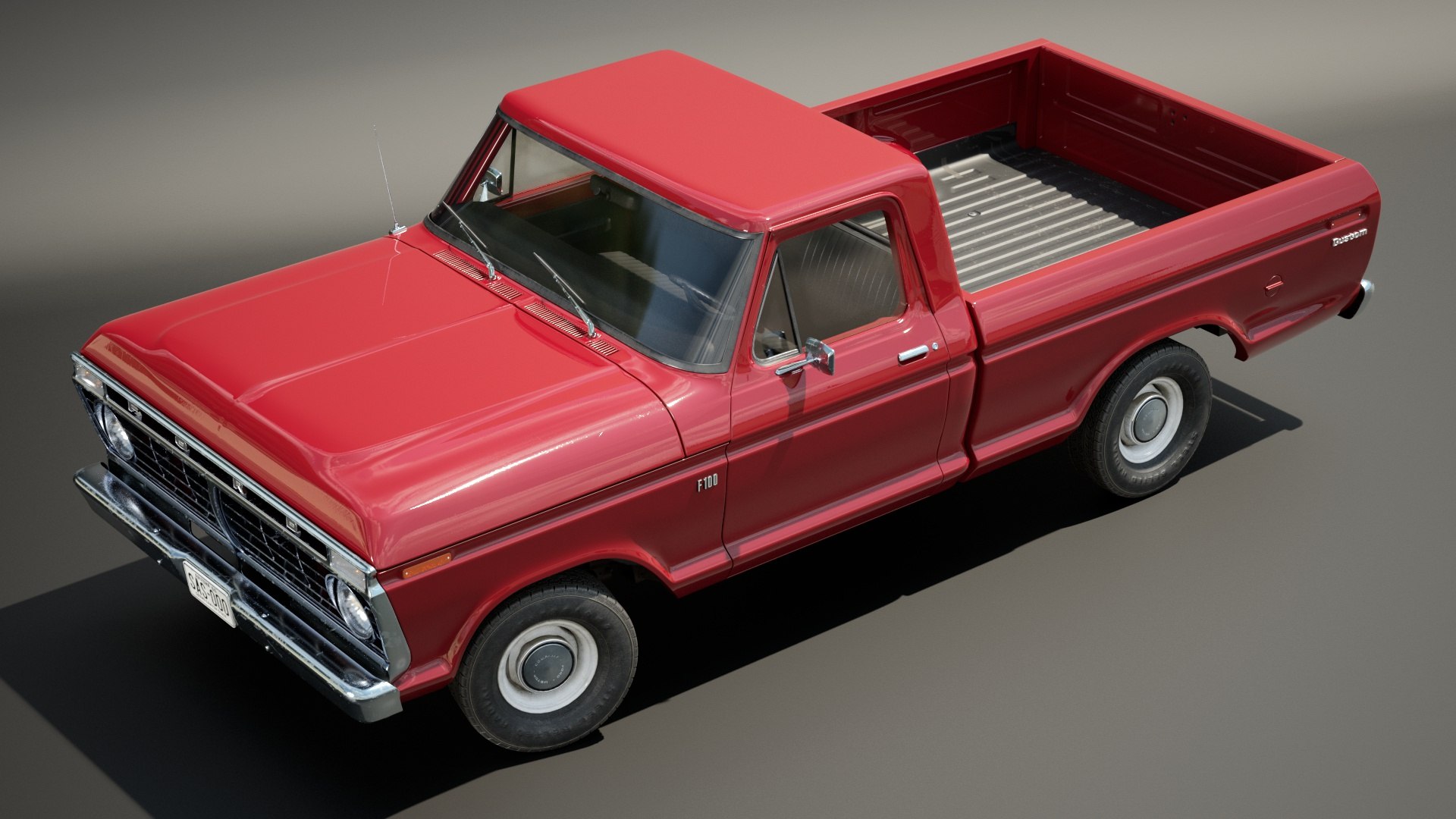 F100 Custom 1974 Model - TurboSquid 1577486