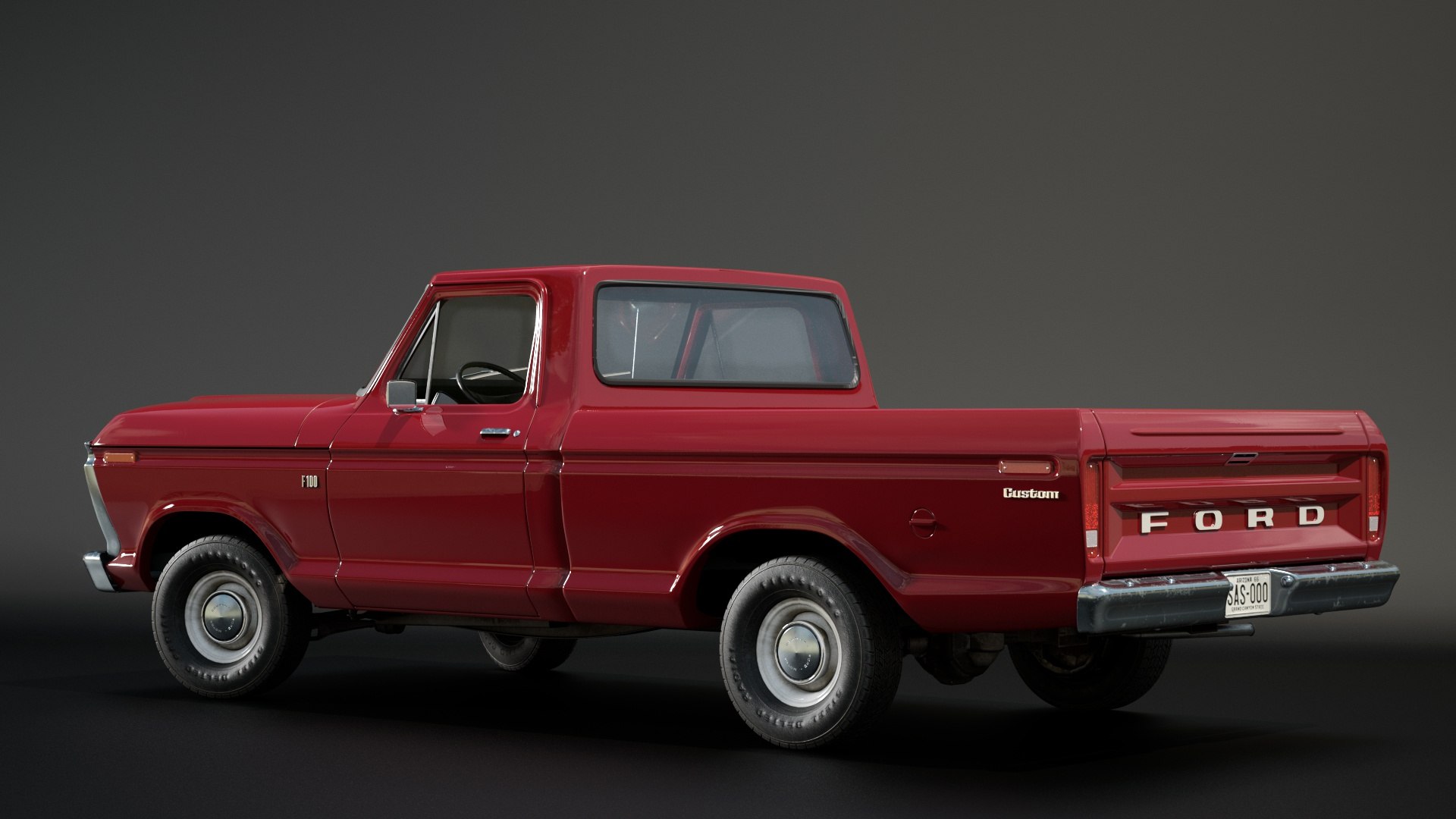 F100 Custom 1974 Model - TurboSquid 1577486