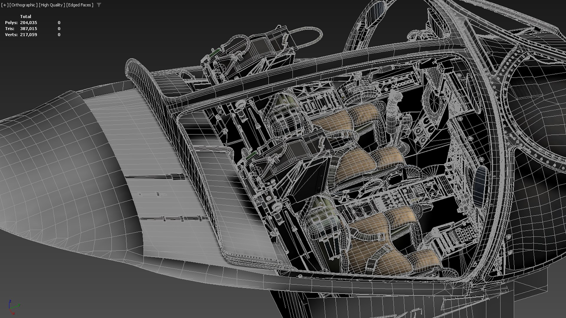 3D A-6E Cockpit - TurboSquid 2289152