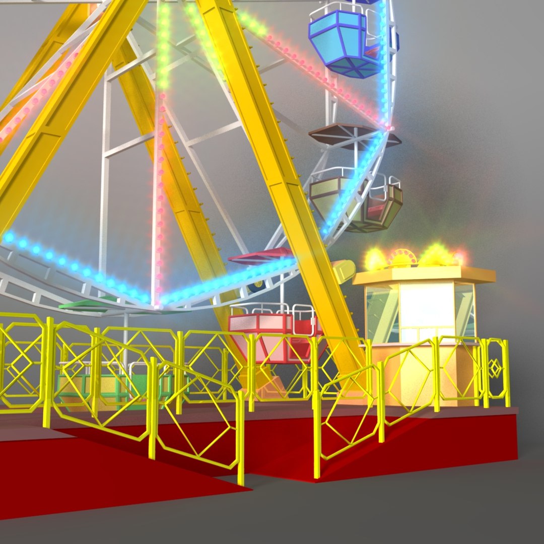 3d Model Ferris Wheel