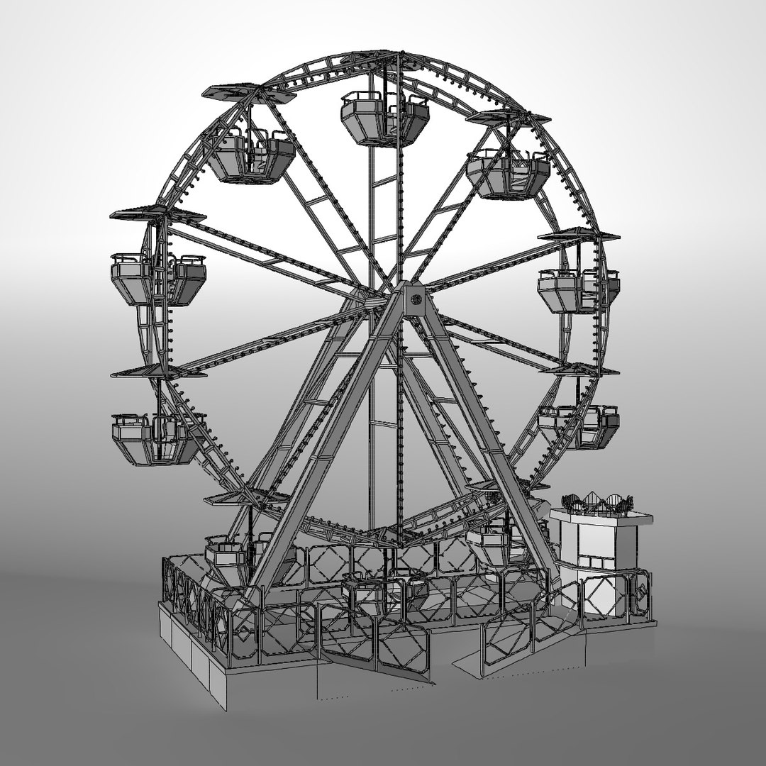 3d Model Ferris Wheel