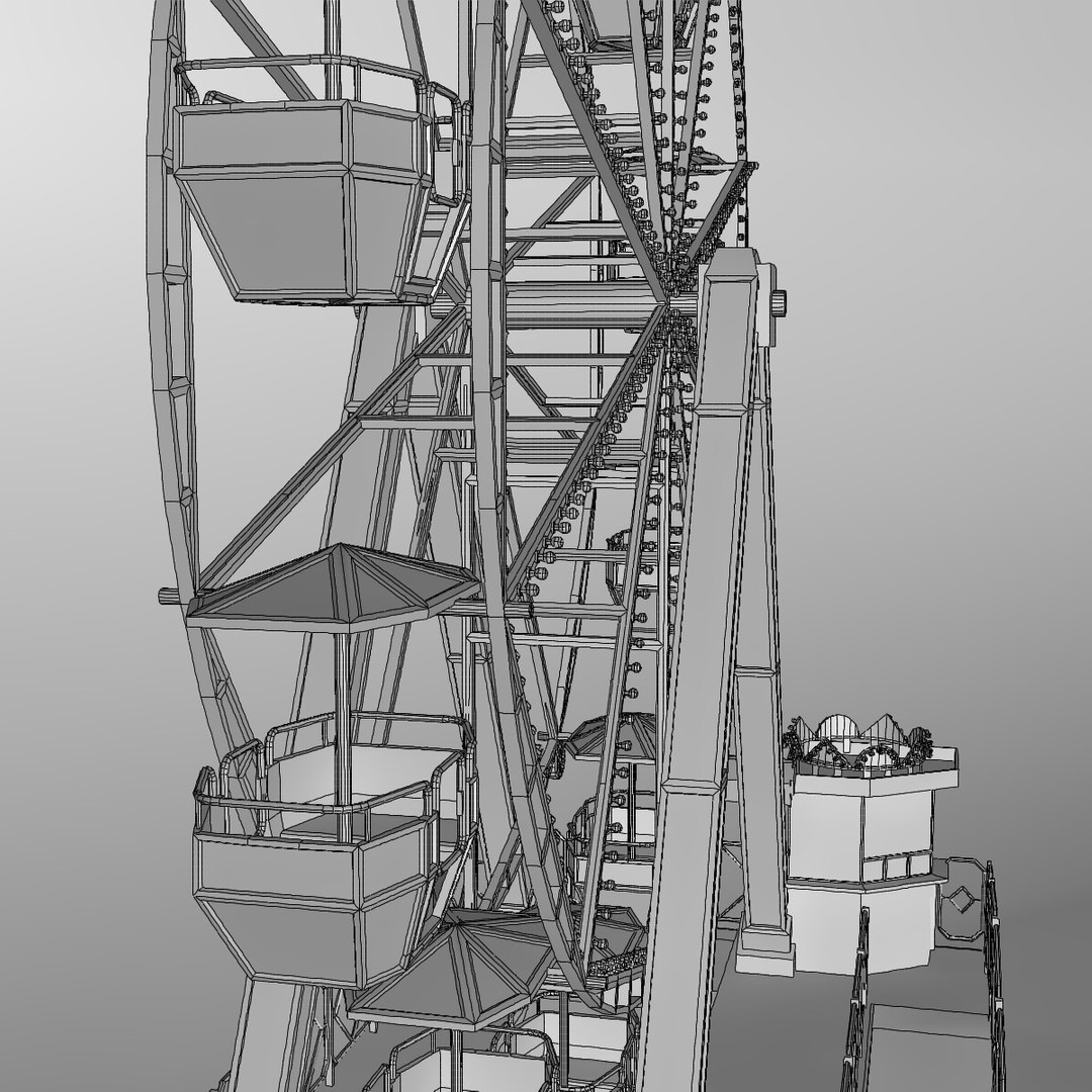 3d model ferris wheel
