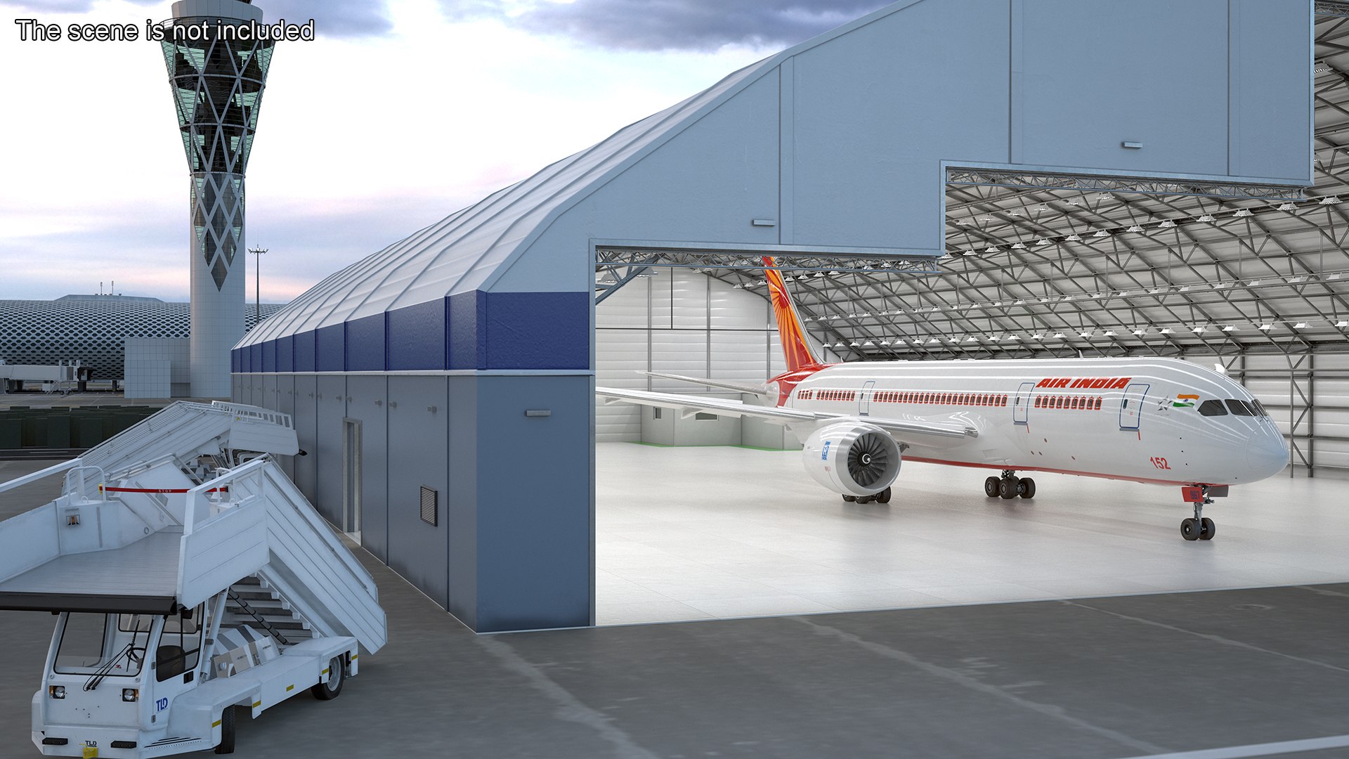 Air India Boeing 787-8 Dreamliner Aircraft 3D Model - TurboSquid 2311024