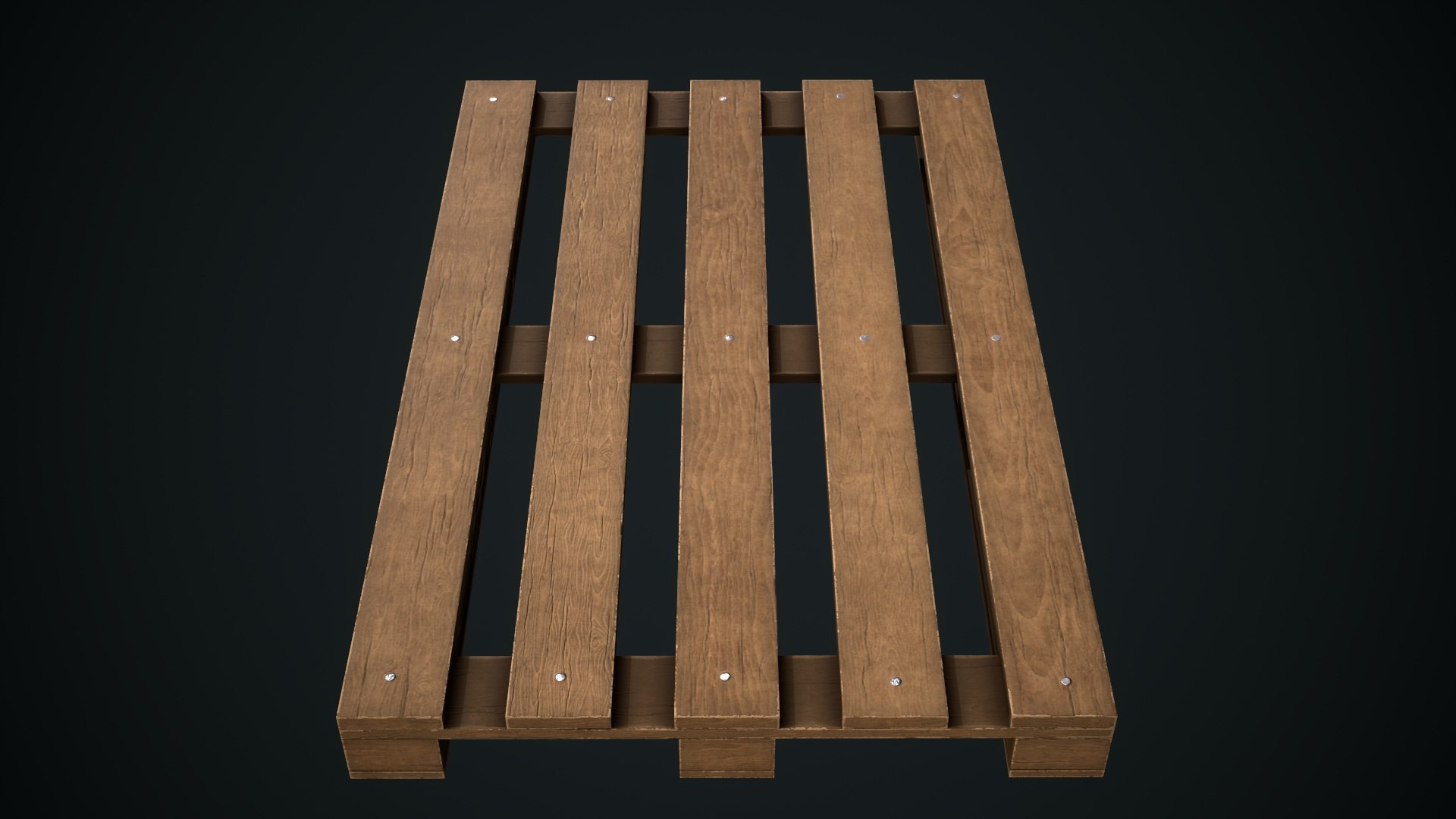3D Wooden low poly Pallet - TurboSquid 1939700