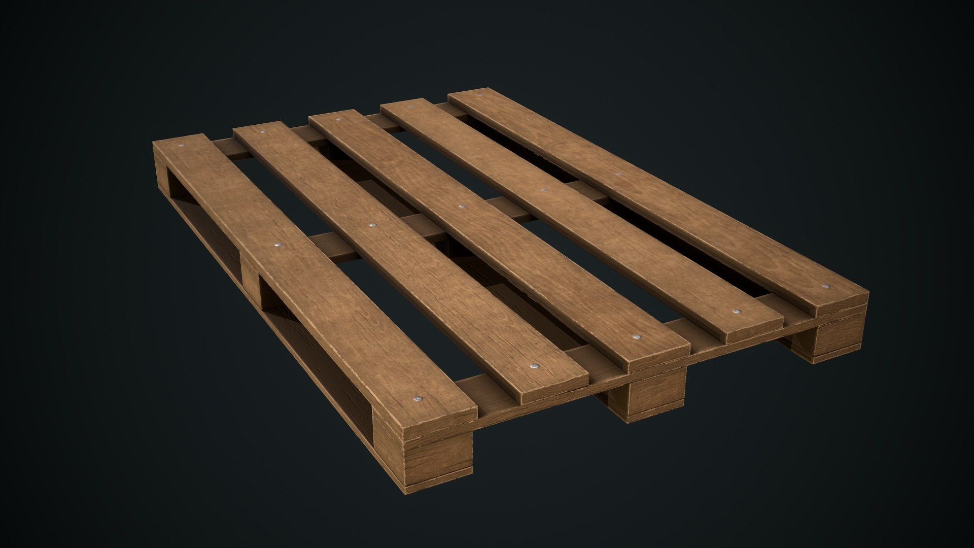 3D Wooden low poly Pallet - TurboSquid 1939700