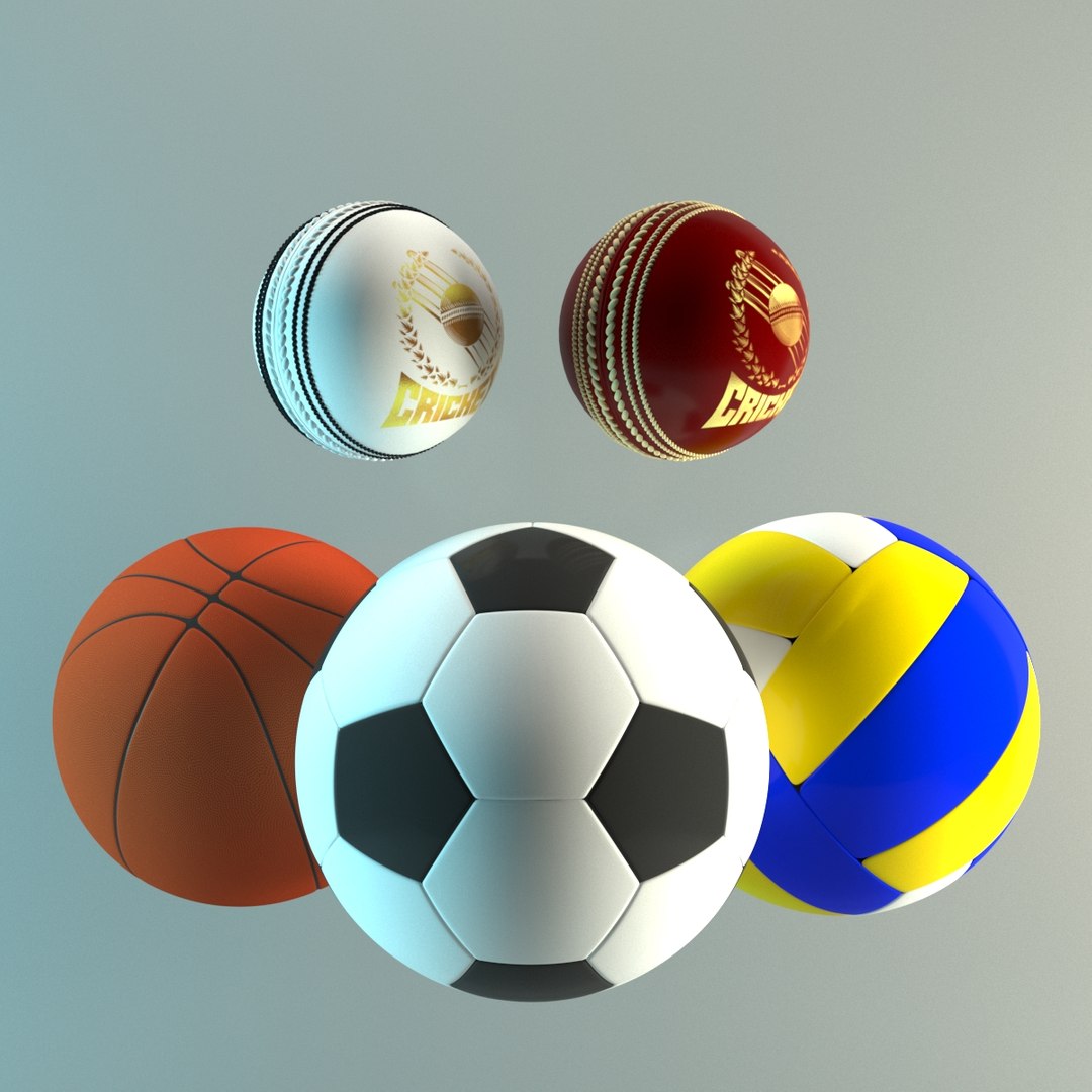 3D 3d Sports Ball Collection - TurboSquid 2169450