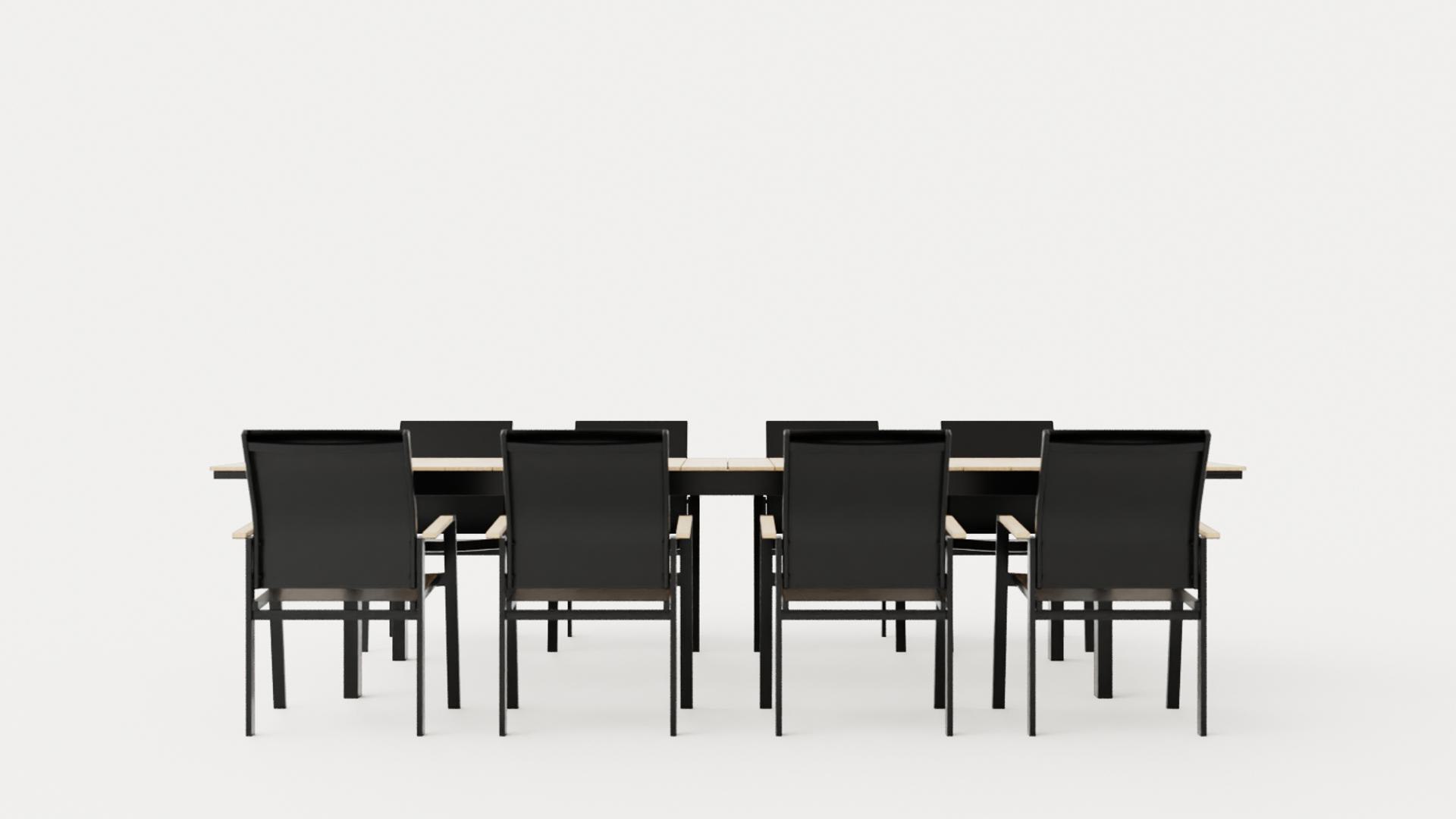 3D Seattle Dining Set Model - TurboSquid 2240783