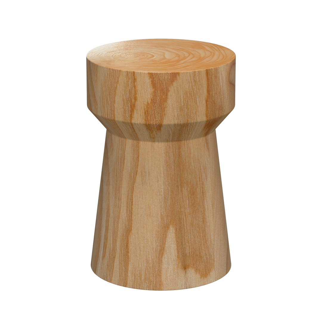 3D JAVA TEAK TAPER SIDE TABLE - TurboSquid 2056842