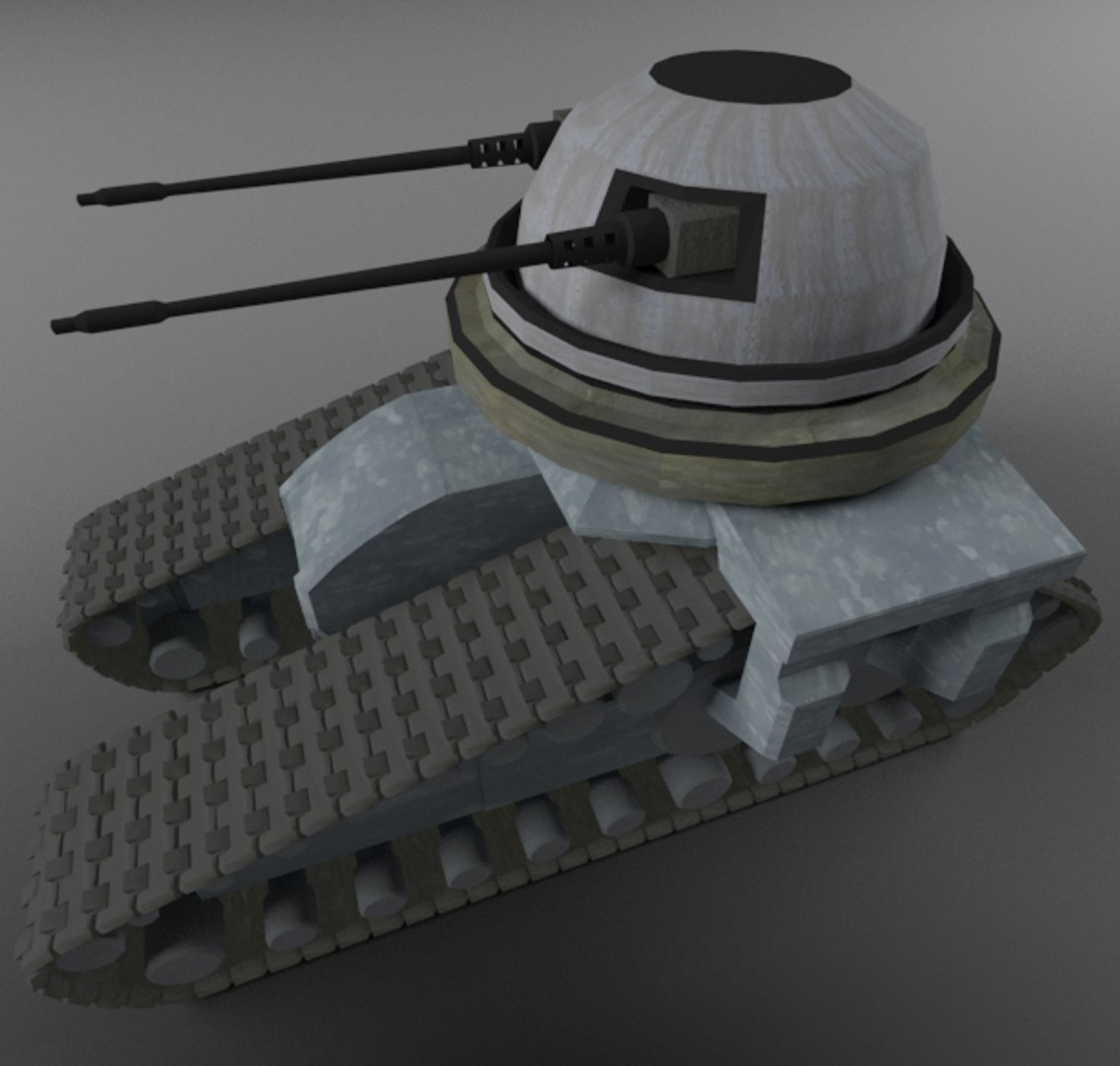 Autonomous Drone Tanks 3d 3ds