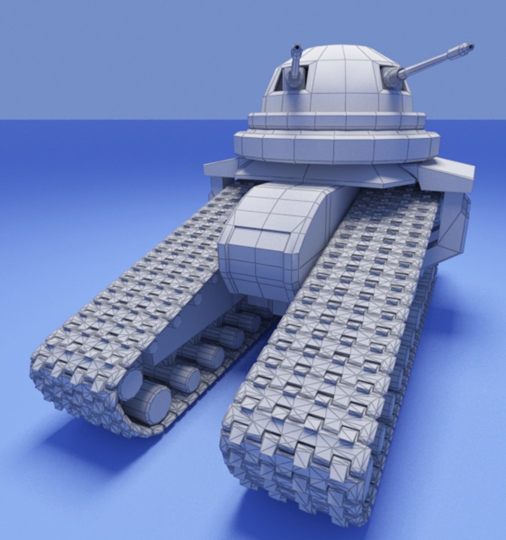 Autonomous Drone Tanks 3d 3ds
