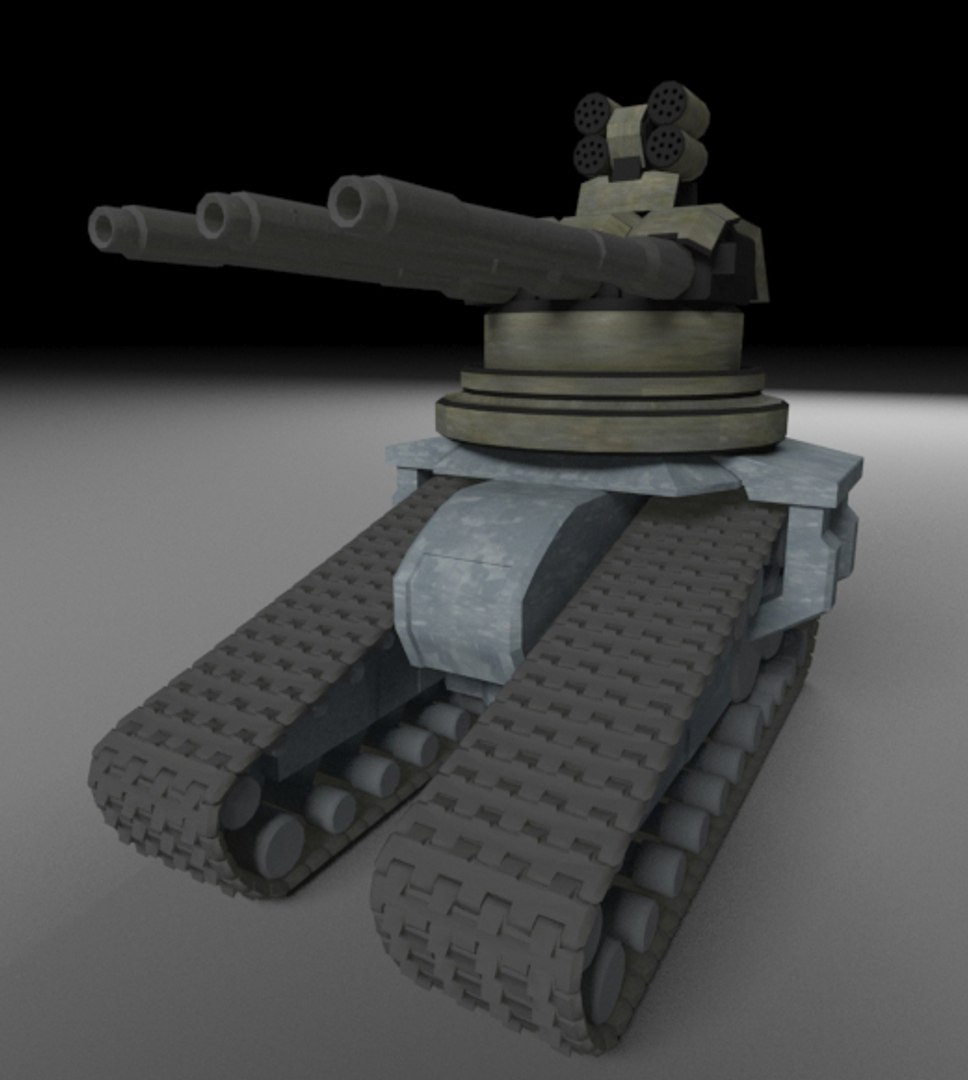 Autonomous Drone Tanks 3d 3ds