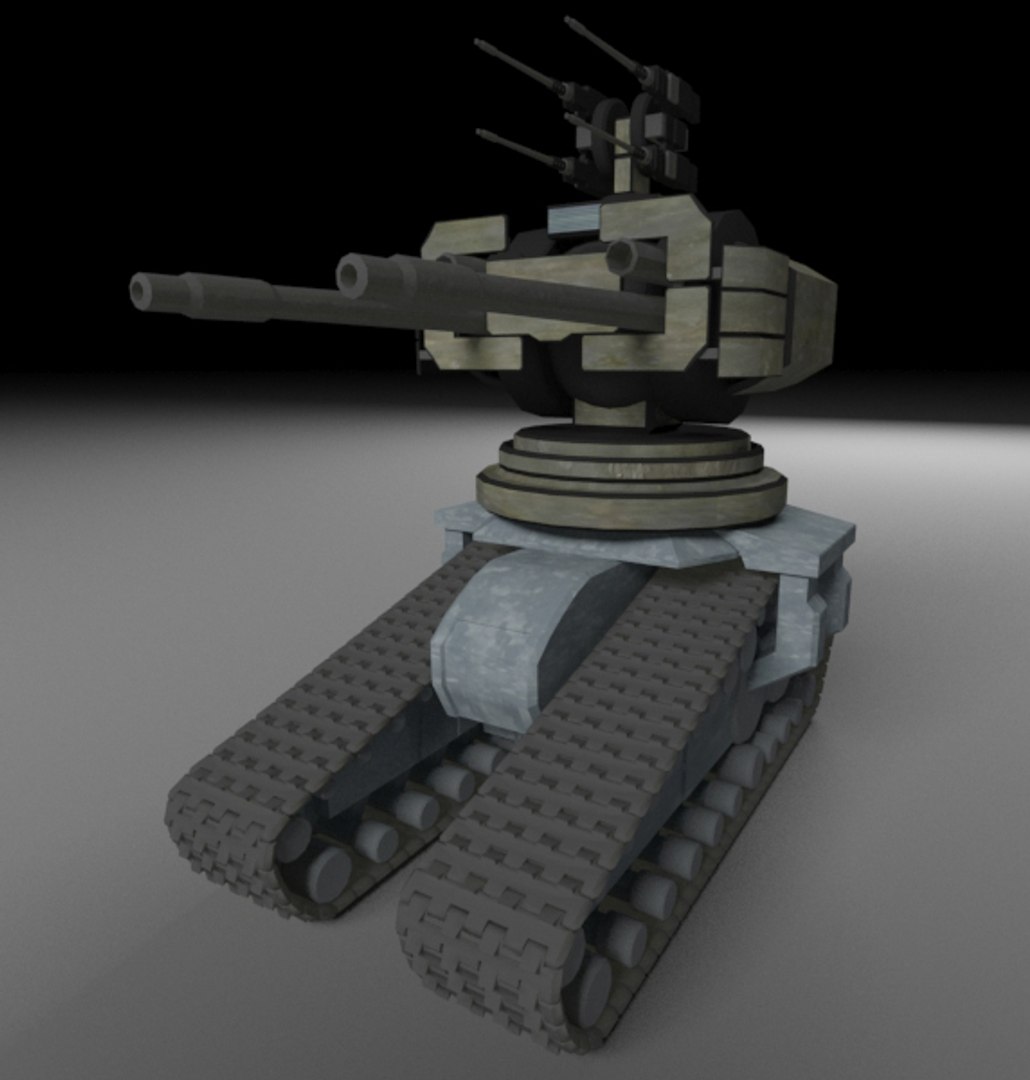 Autonomous Drone Tanks 3d 3ds