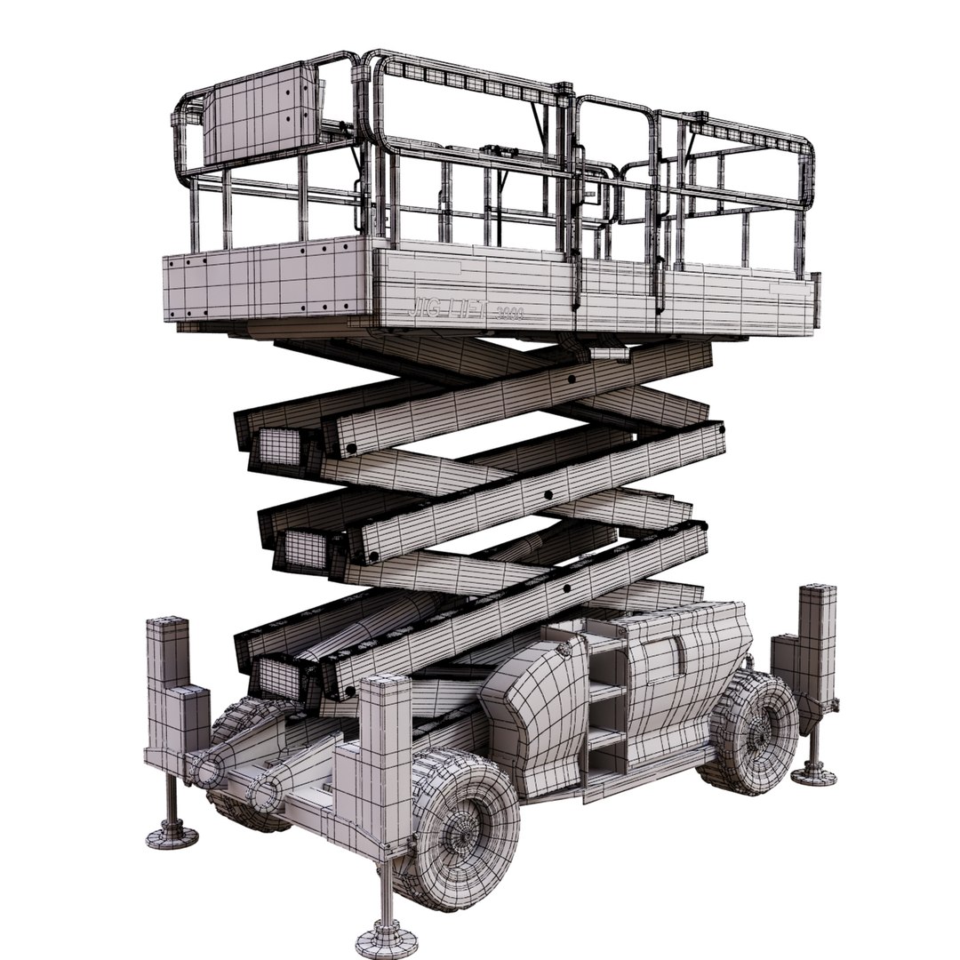 3d Model Scissor Lift