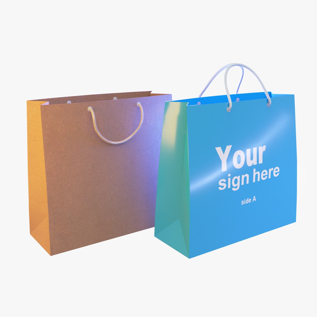 Package Shopping Pack Obj